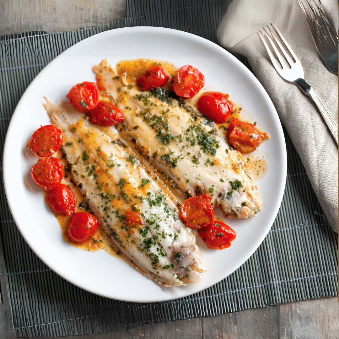 Australian Flathead Fish Fillets With Cherry Tomato | Aussie Meat