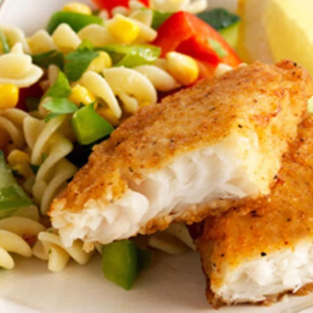 Spiced Hoki With Summer Pasta Salad | Aussie Meat