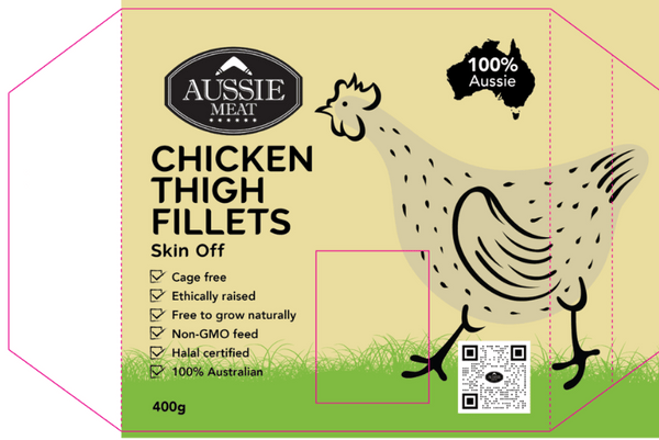 Australian Hormone Free Chicken Thigh Fillets (Skin-Off & Boneless ...