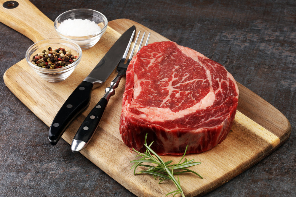 Buy Australian Premium Black Angus Ribeye Steak (Scotch Fillet, Ms 2 ...