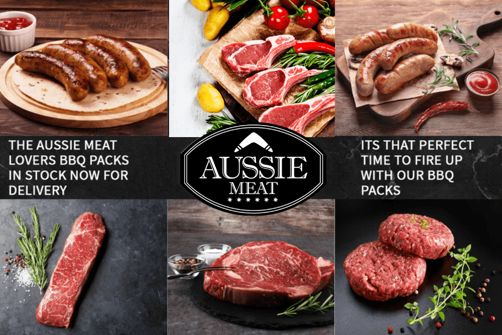 Buy Aussie Meat Lovers | Black Angus BBQ Pack for 8 People | Aussie Meat