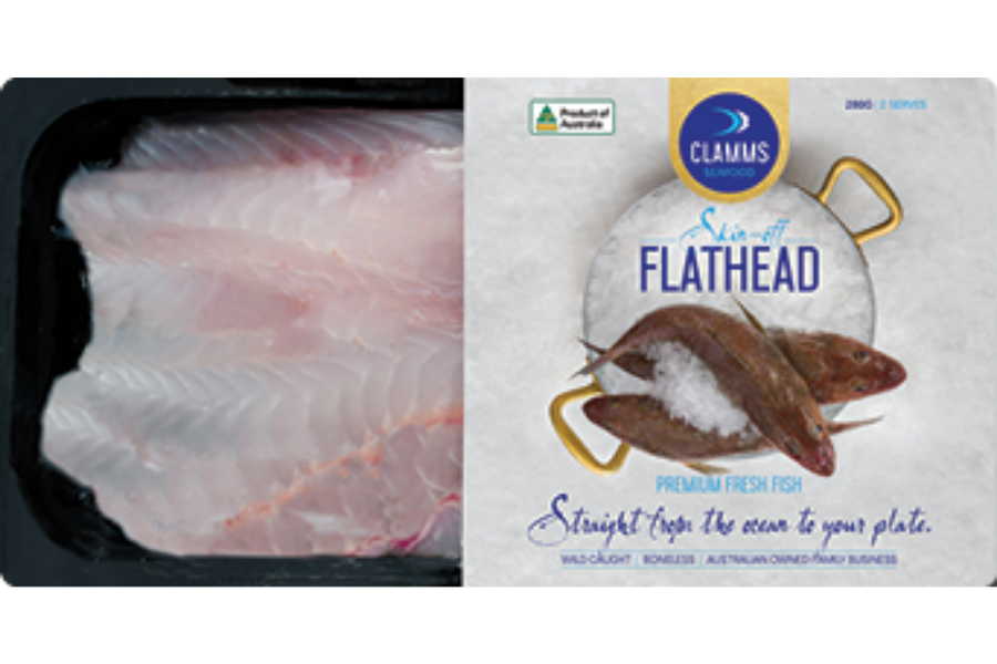 Buy Australian Flathead Fish Fillets Boneless Skinless (2 x 140g ...