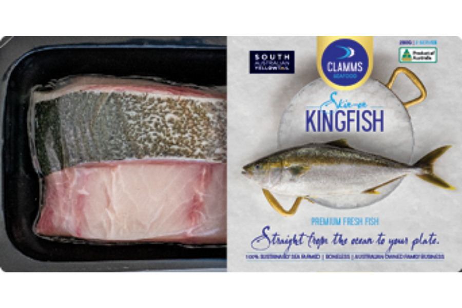 Buy Australian Yellowtail Kingfish Fish Fillets Boneless Skin-On (2 x ...