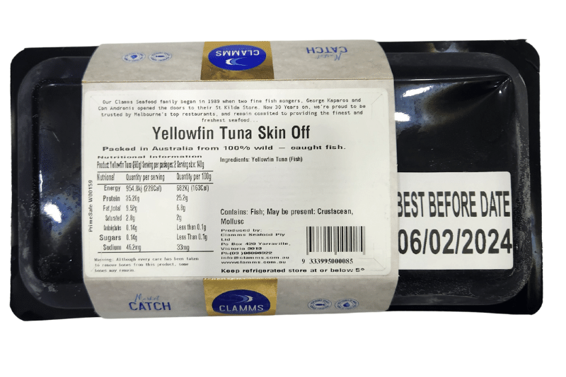 Australian Yellow Fin Tuna Fish Fillets Boneless Skinless (2 x 140g ...