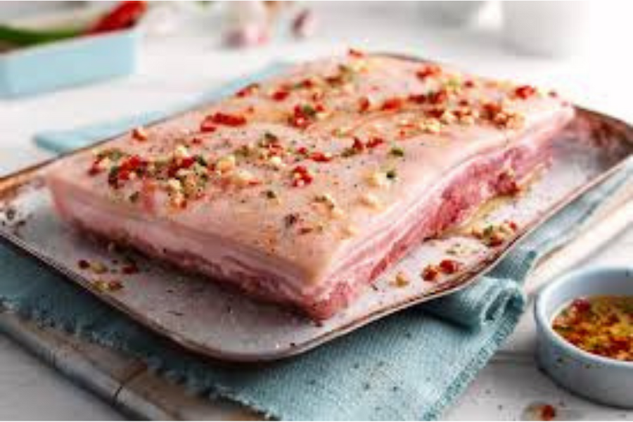 EU Hormone Free Pork Belly Rind-On Roasts (2kg) | Aussie Meat