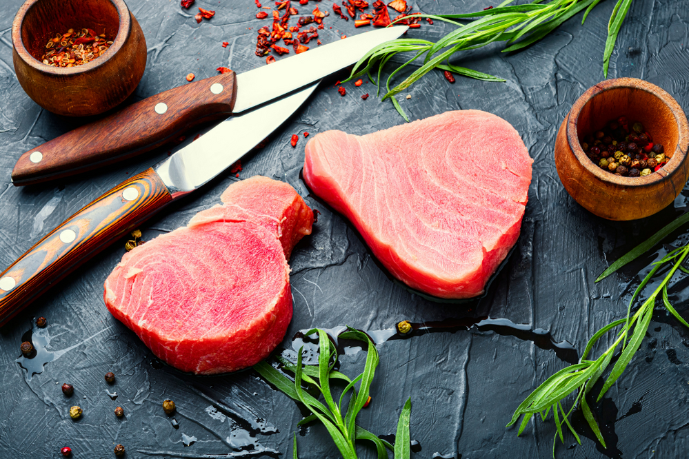 Buy Ocean Catch Australian Yellow Fin Tuna Fish Fillets Boneless ...