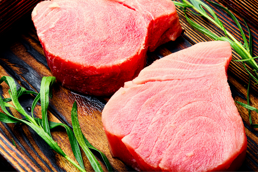 Australian Yellow Fin Tuna Fish Fillets Boneless Skinless (2 x 140g ...